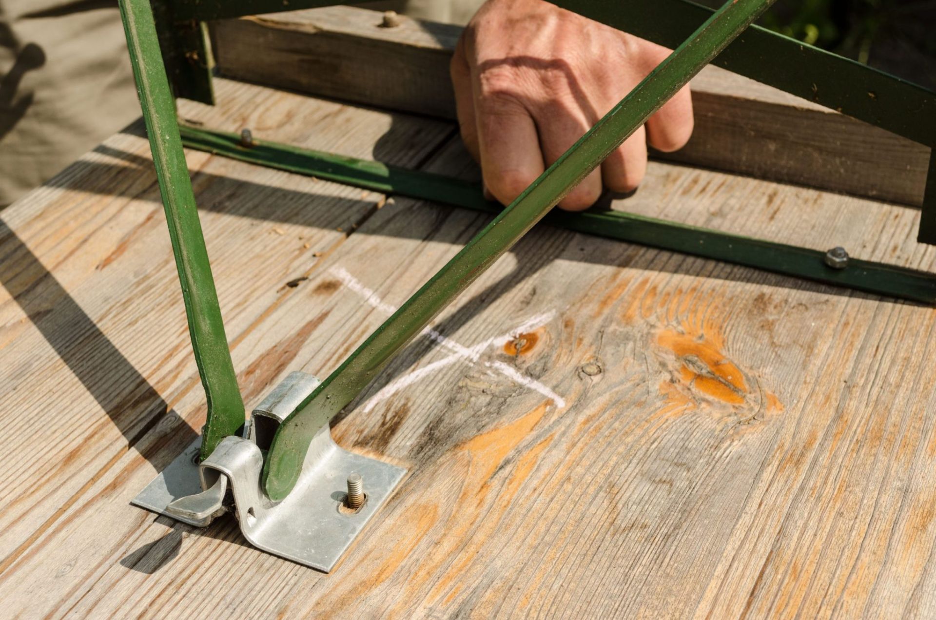 Aus Alt mach Neu: Biertisch bedrucken - Druck auf Holz